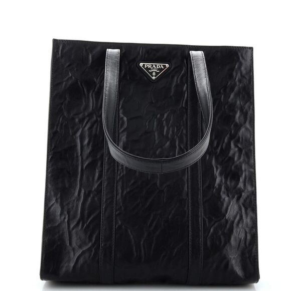 Prada | Bags | Prada Shopper Tote Nappa Antique Small Black | Poshmark